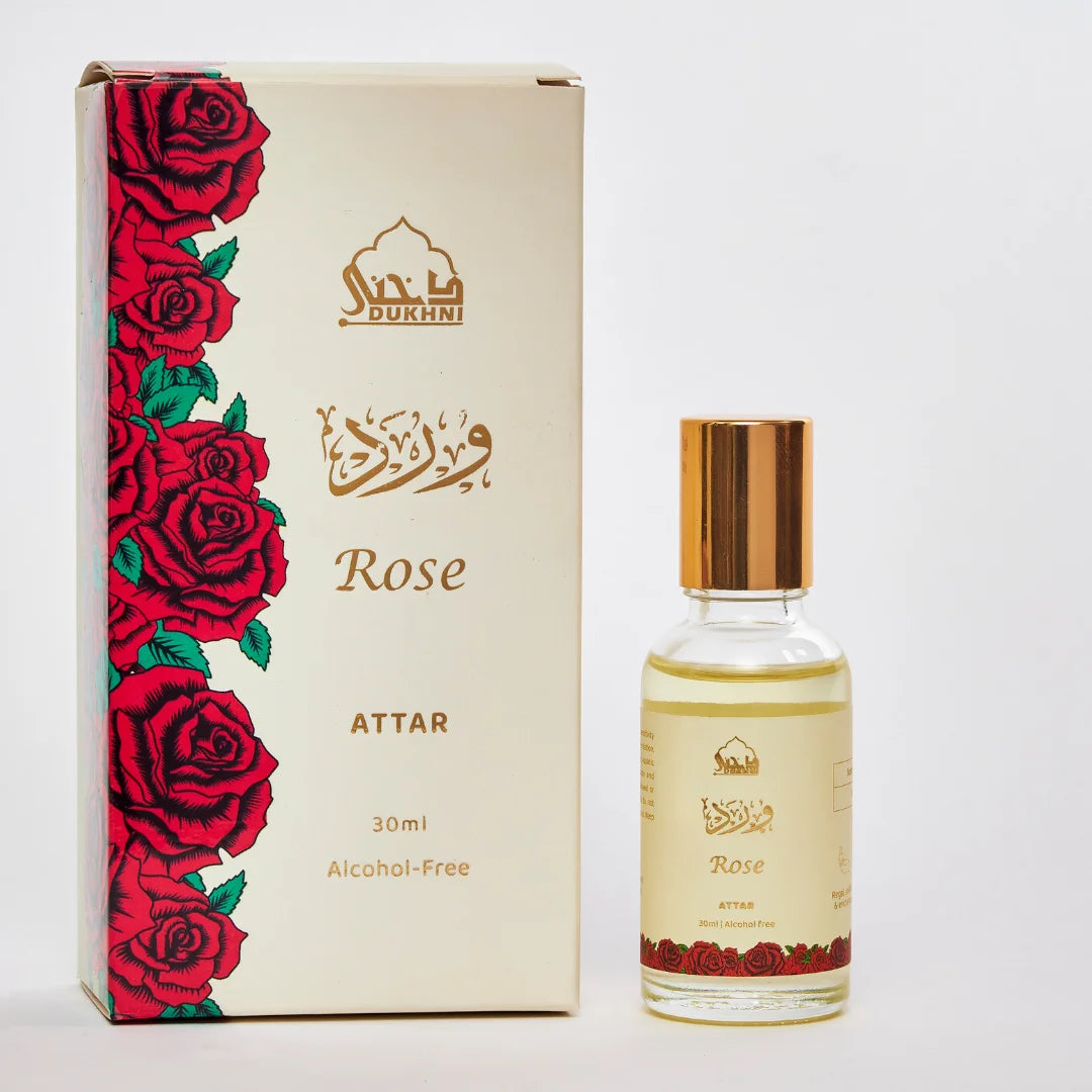 Rose Attar Oil 30ml - Timeless & Alcohol-Free | Dukhni USA – Dukhni ...