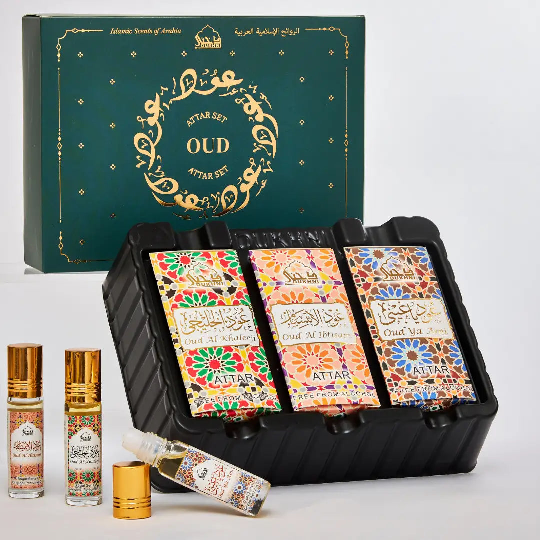 Oud Attar Oil Set – Dukhni - Islamic Scents of Arabia الروائح الإسلامية ...
