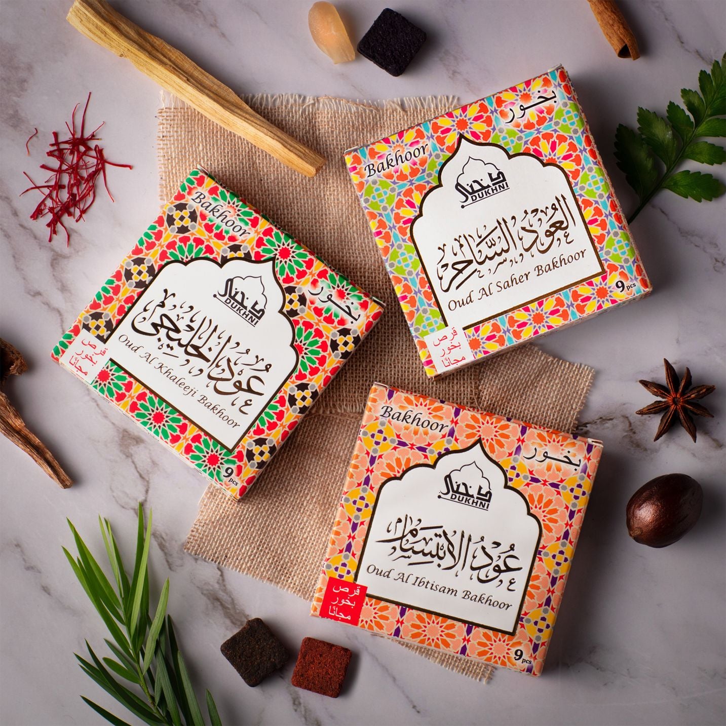 Oud Al Saher, Oud Al Ibtisam, Oud Al Khaleeji Bakhoor – Dukhni ...